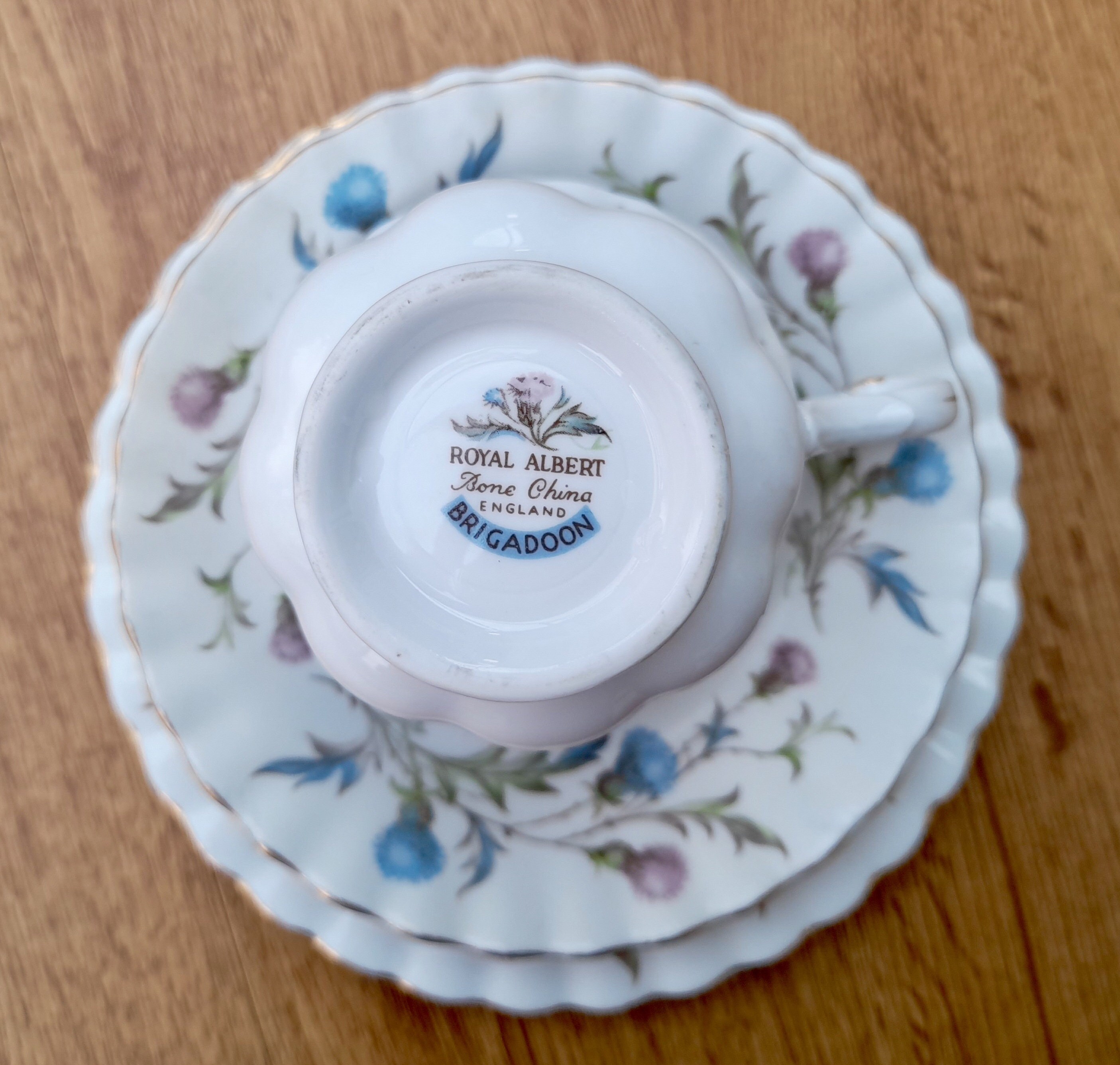 Royal Albert Vintage Afternoon Tea Set for Two Brigadoon - Etsy
