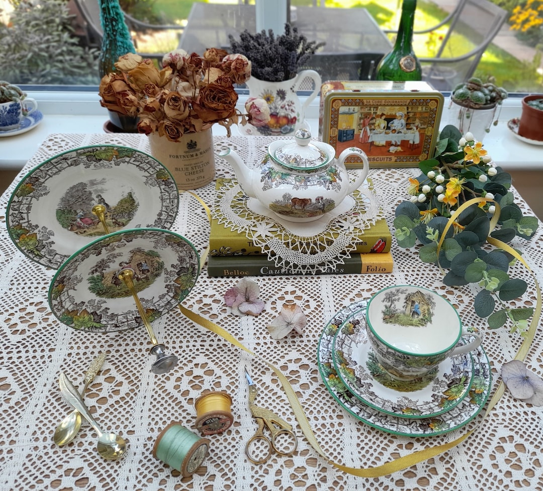Spode Copeland Afternoon Tea Set for One Spode’s Byron - Etsy