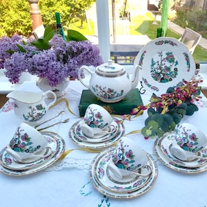 Duchess Beautiful Vintage Afternoon Tea Set for Four Indian Tree - Etsy
