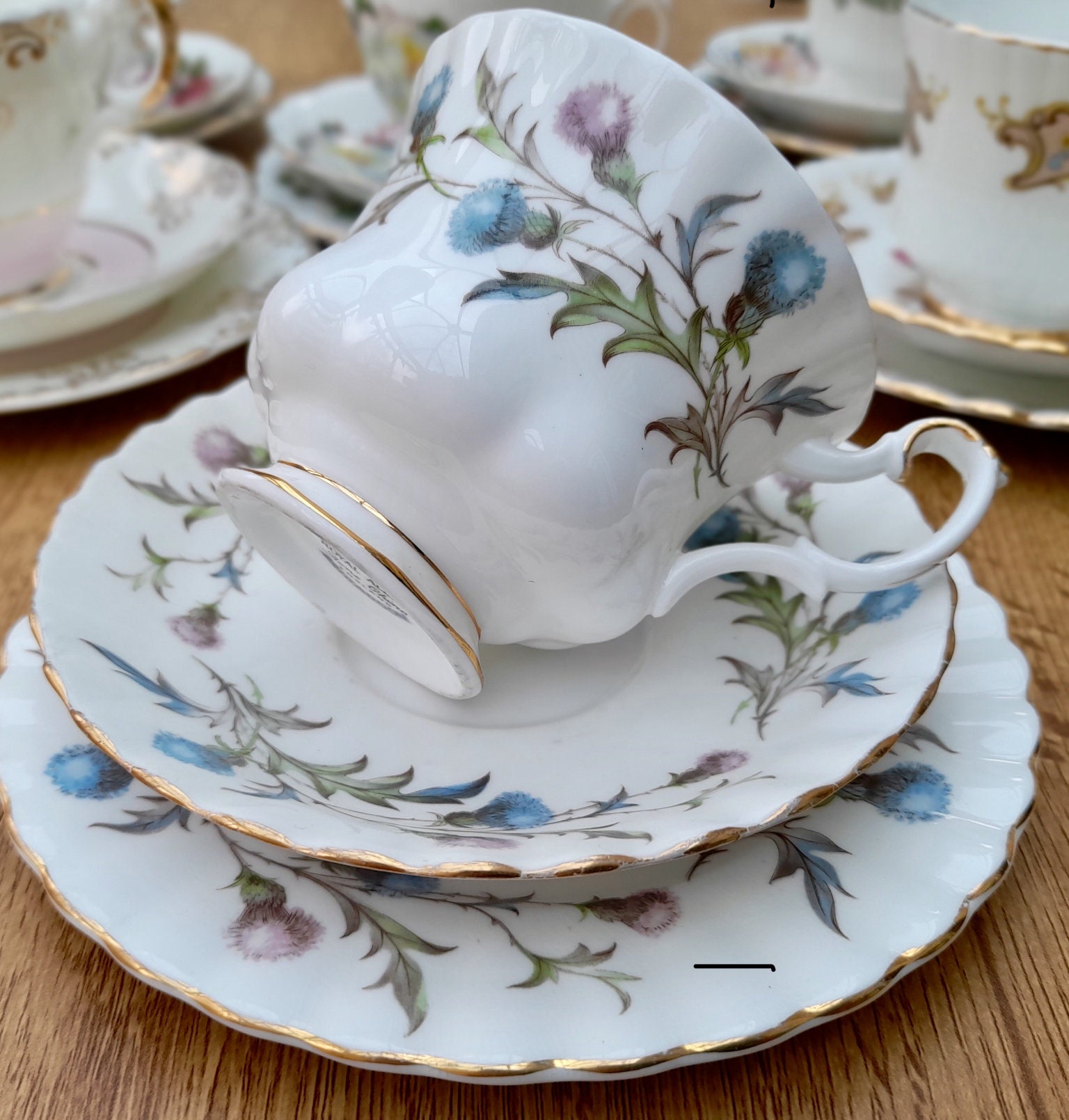 Royal Albert Vintage Afternoon Tea Set for Two Brigadoon - Etsy