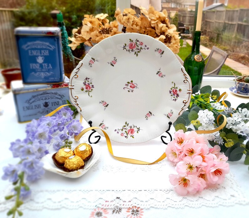 Paragon Vintage Afternoon Tea Eared Cake Plate Fragrance - Etsy