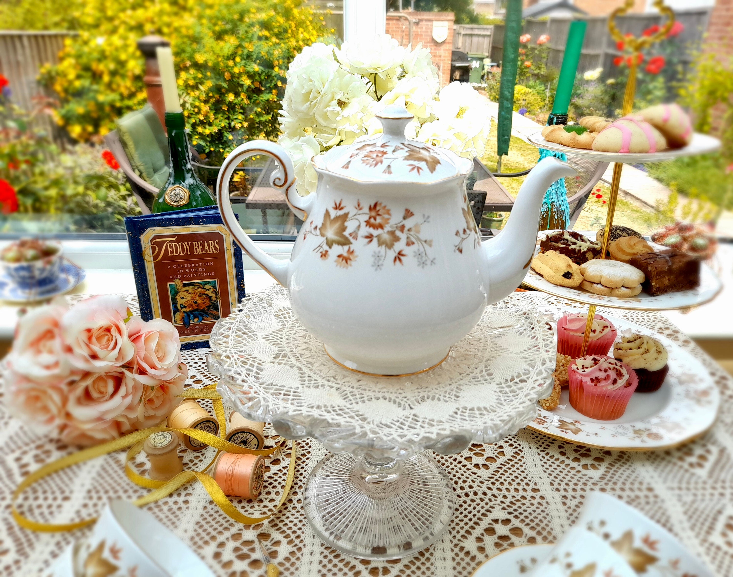 Colclough Bone China Vintage Afternoon Tea Set for Four Avon - Etsy