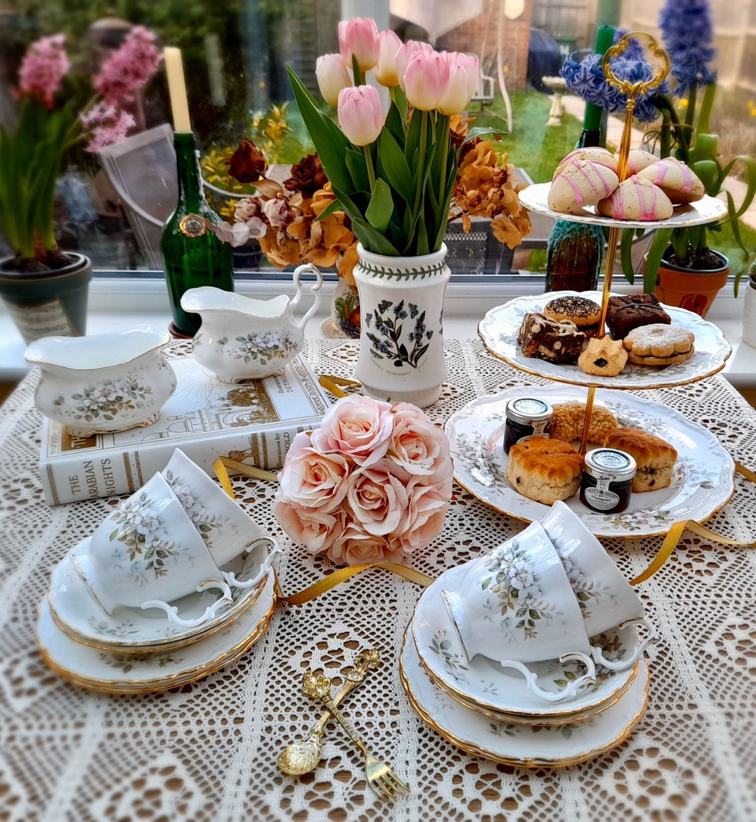Royal Albert Haworth Stunning Vintage Afternoon Tea Set for Four - Etsy