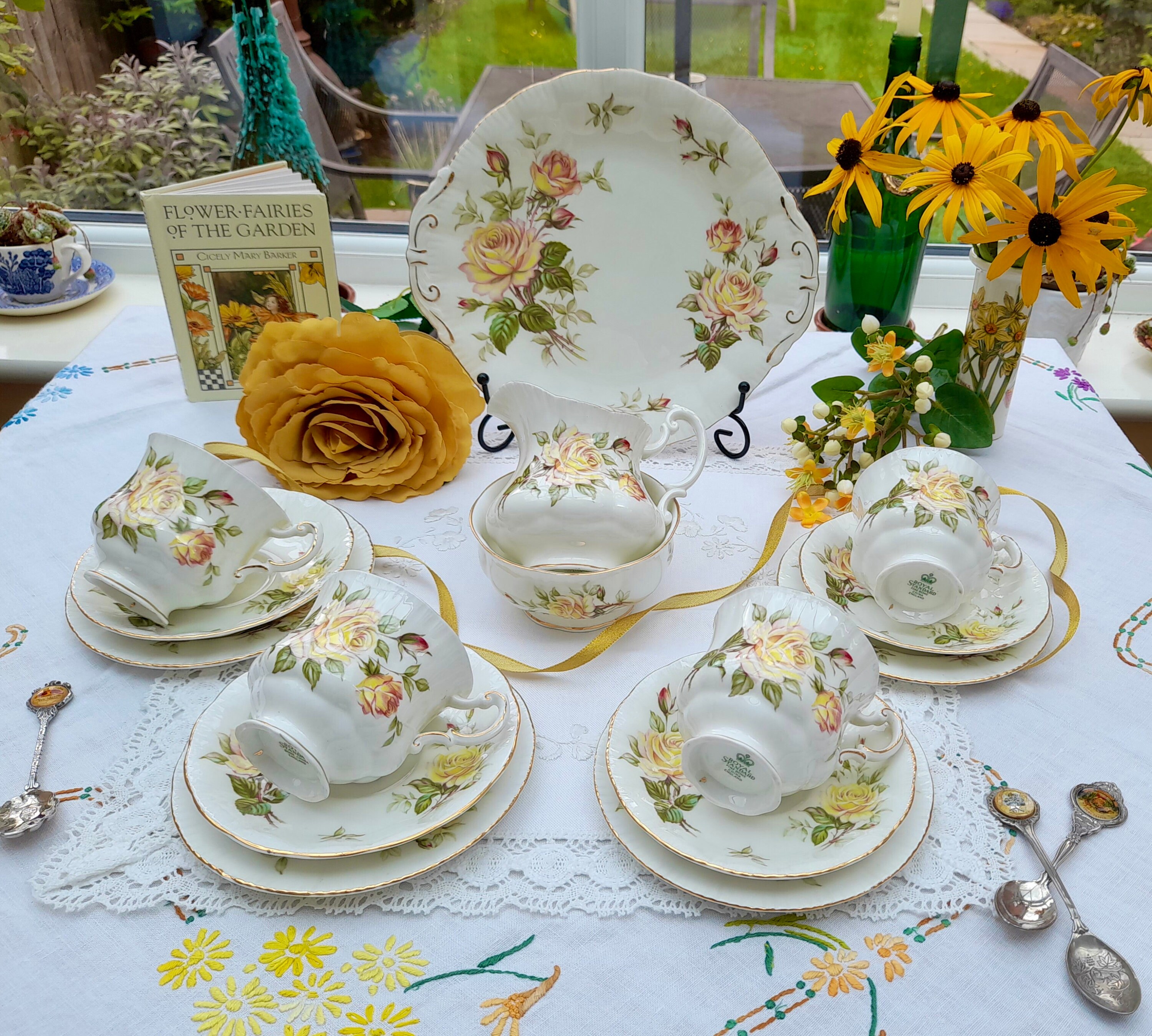 Royal Standard Vintage Afternoon Tea Set for Four Golden Celebration - Etsy