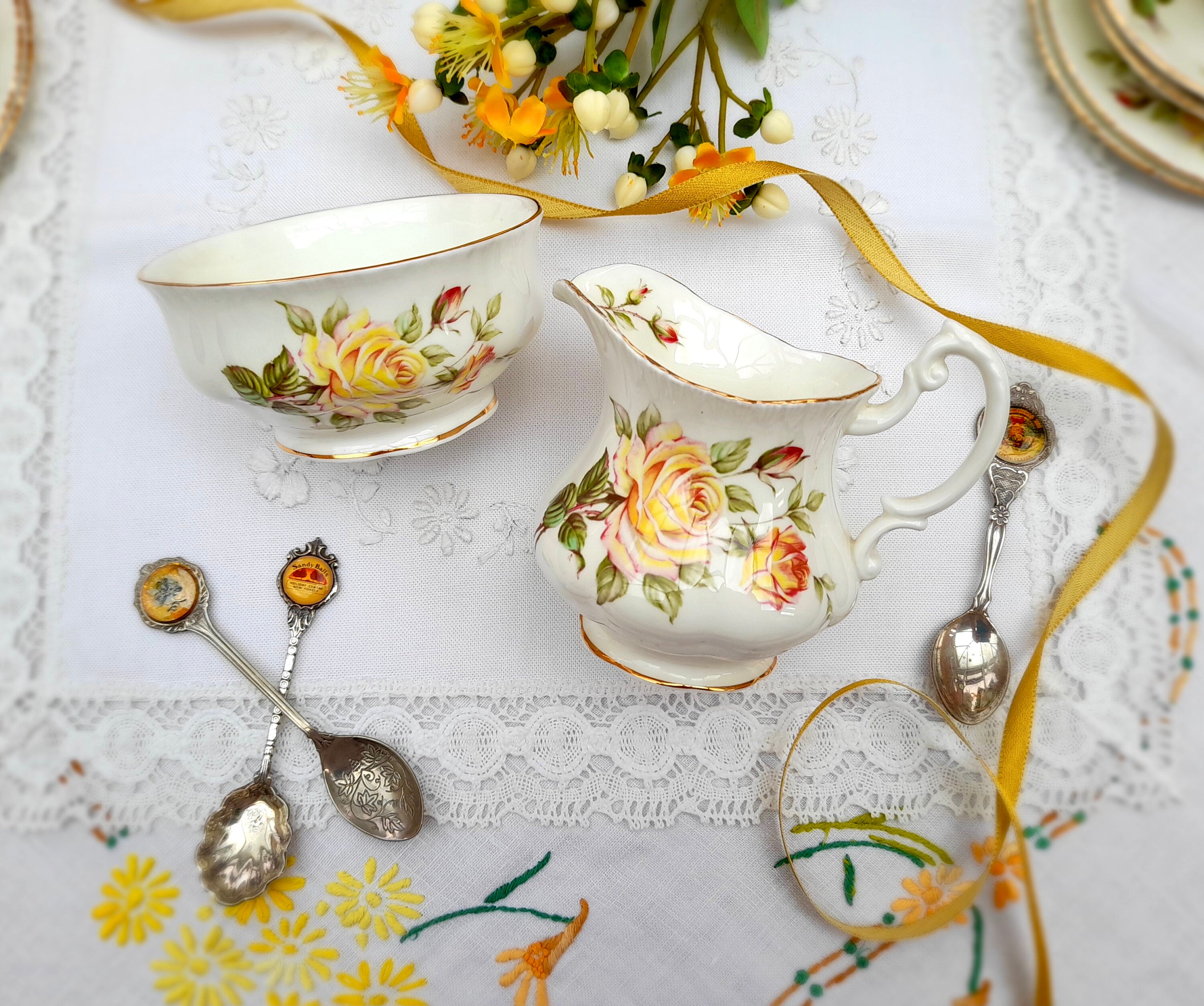 Royal Standard Vintage Afternoon Tea Set for Four Golden Celebration - Etsy