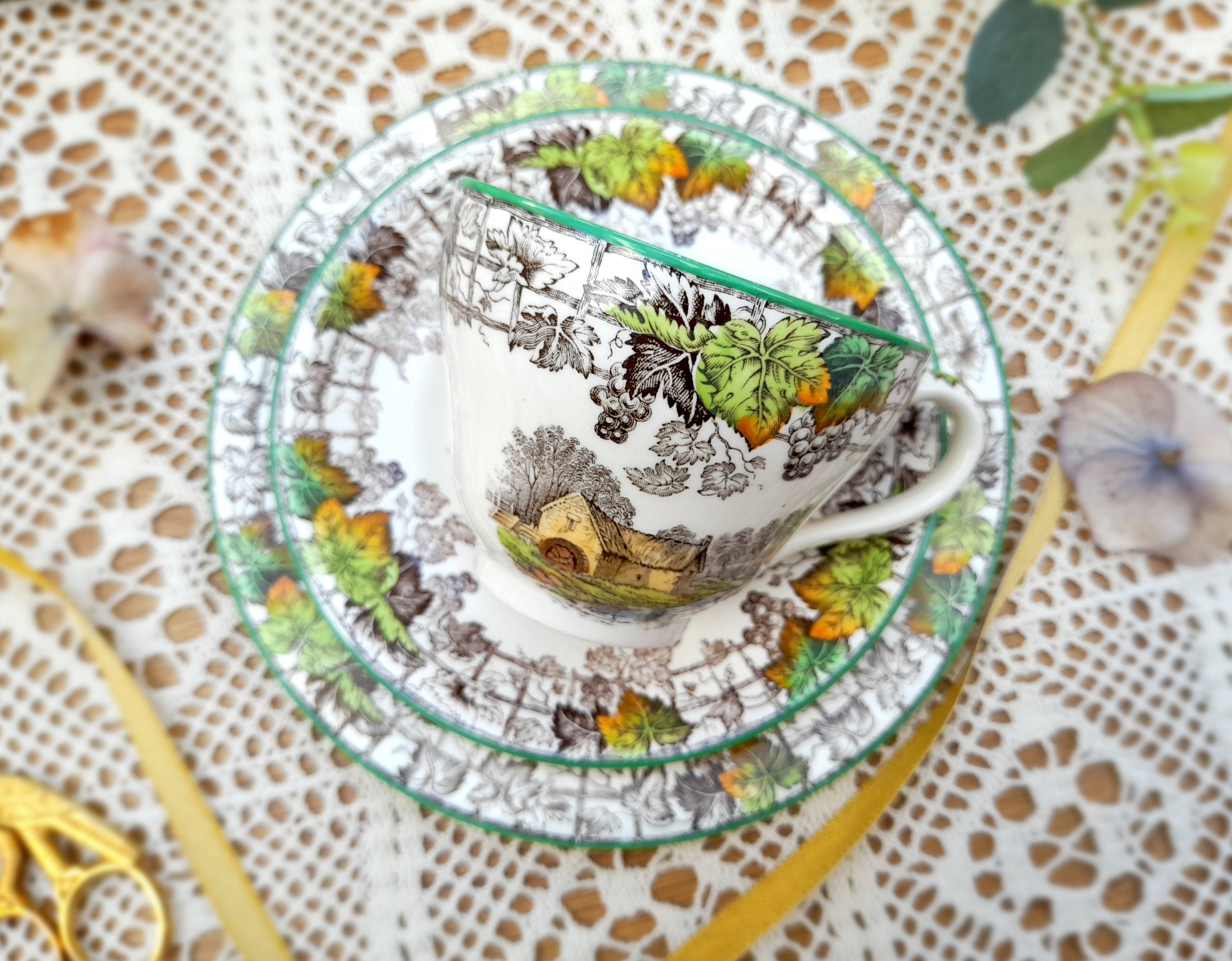 Spode Copeland Afternoon Tea Set for One Spode’s Byron - Etsy