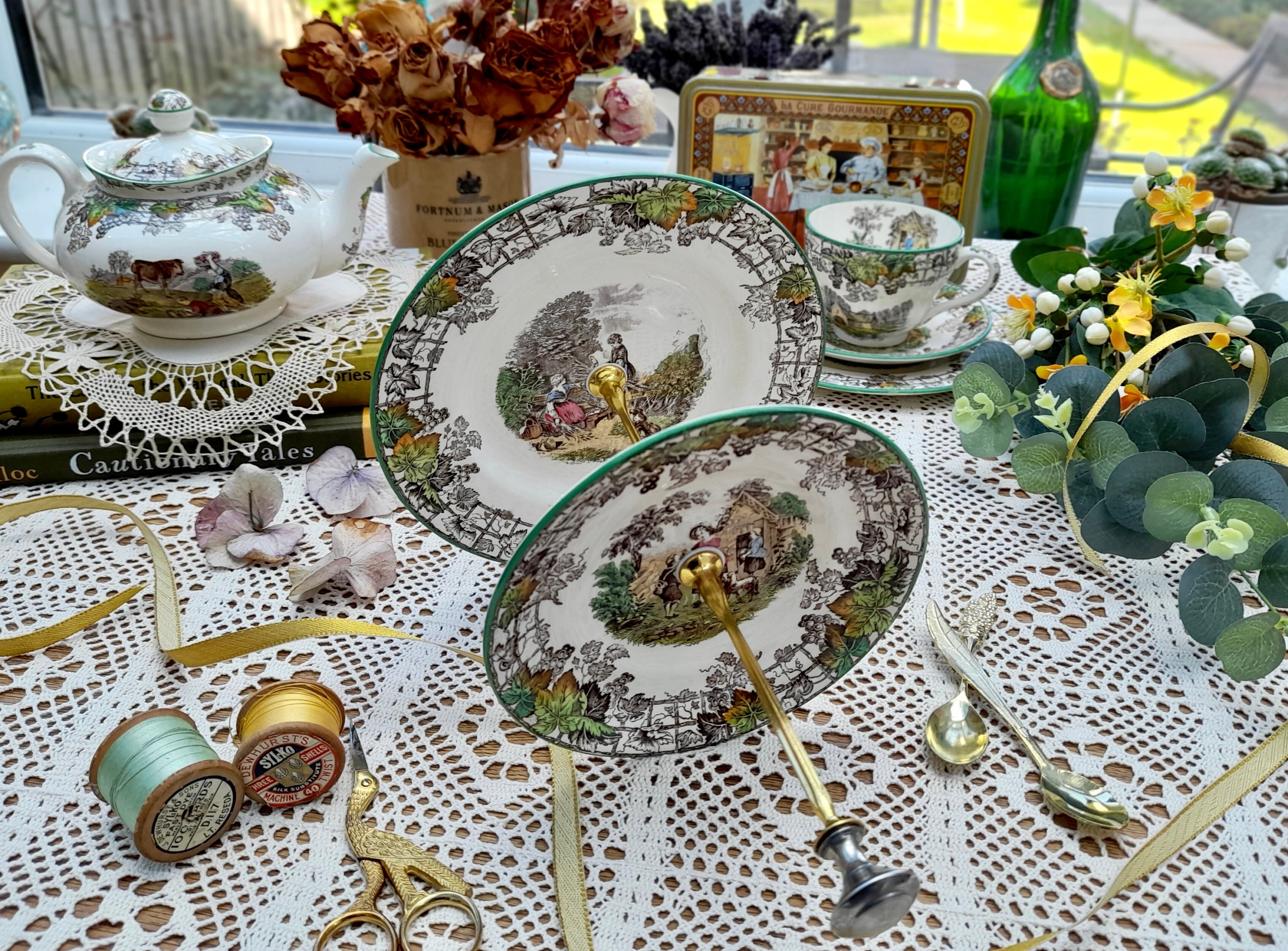 Spode Copeland Afternoon Tea Set for One Spode’s Byron - Etsy