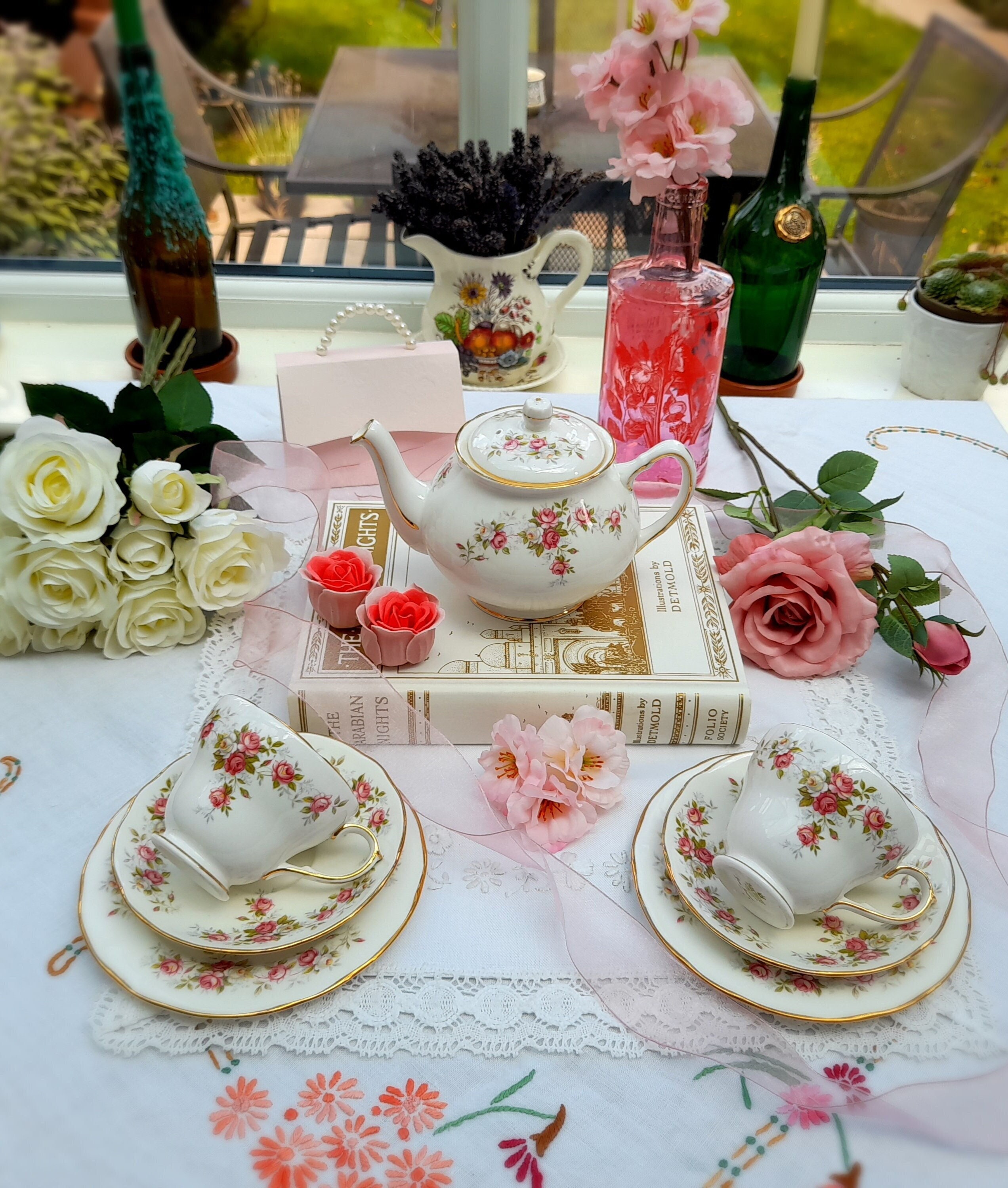 Duchess Vintage Afternoon Tea Set for Two June Bouquet - Etsy