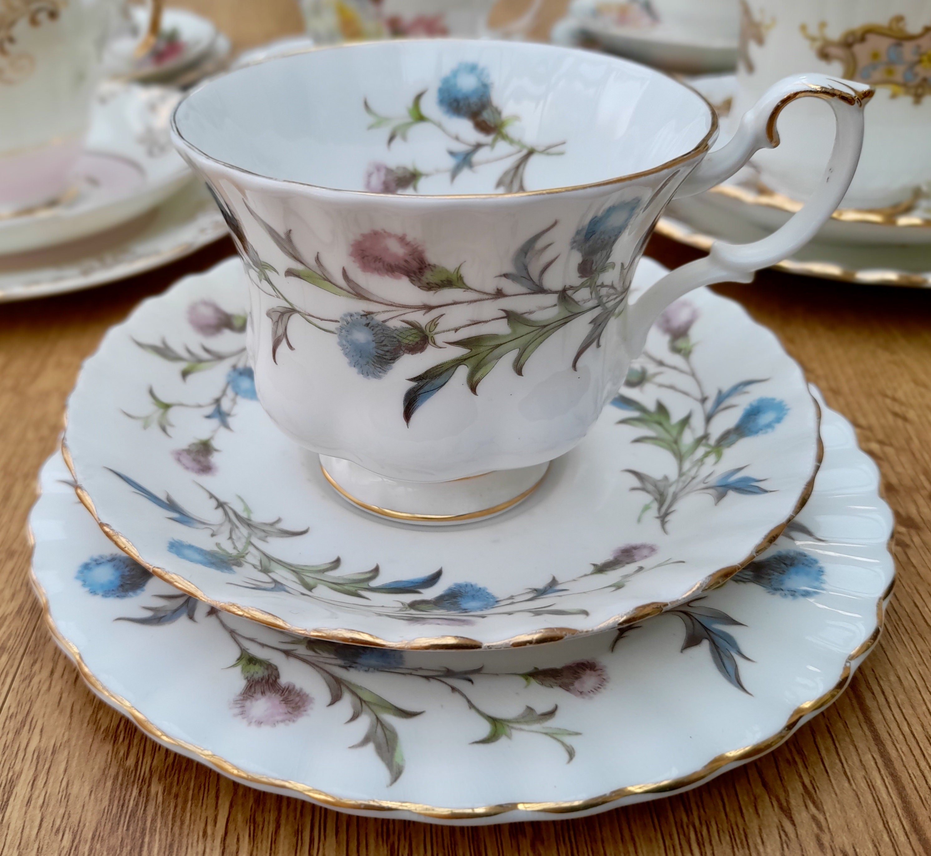 Royal Albert Vintage Afternoon Tea Set for Two Brigadoon - Etsy