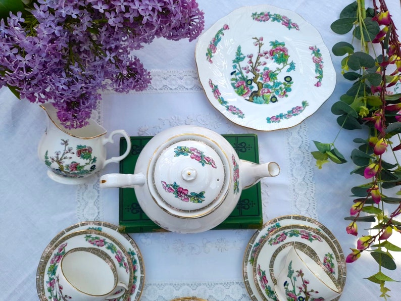 Duchess Beautiful Vintage Afternoon Tea Set for Four Indian Tree - Etsy
