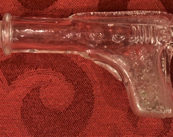 Antique Vintage Glass Pistol Candy Container Gun Collectible ...