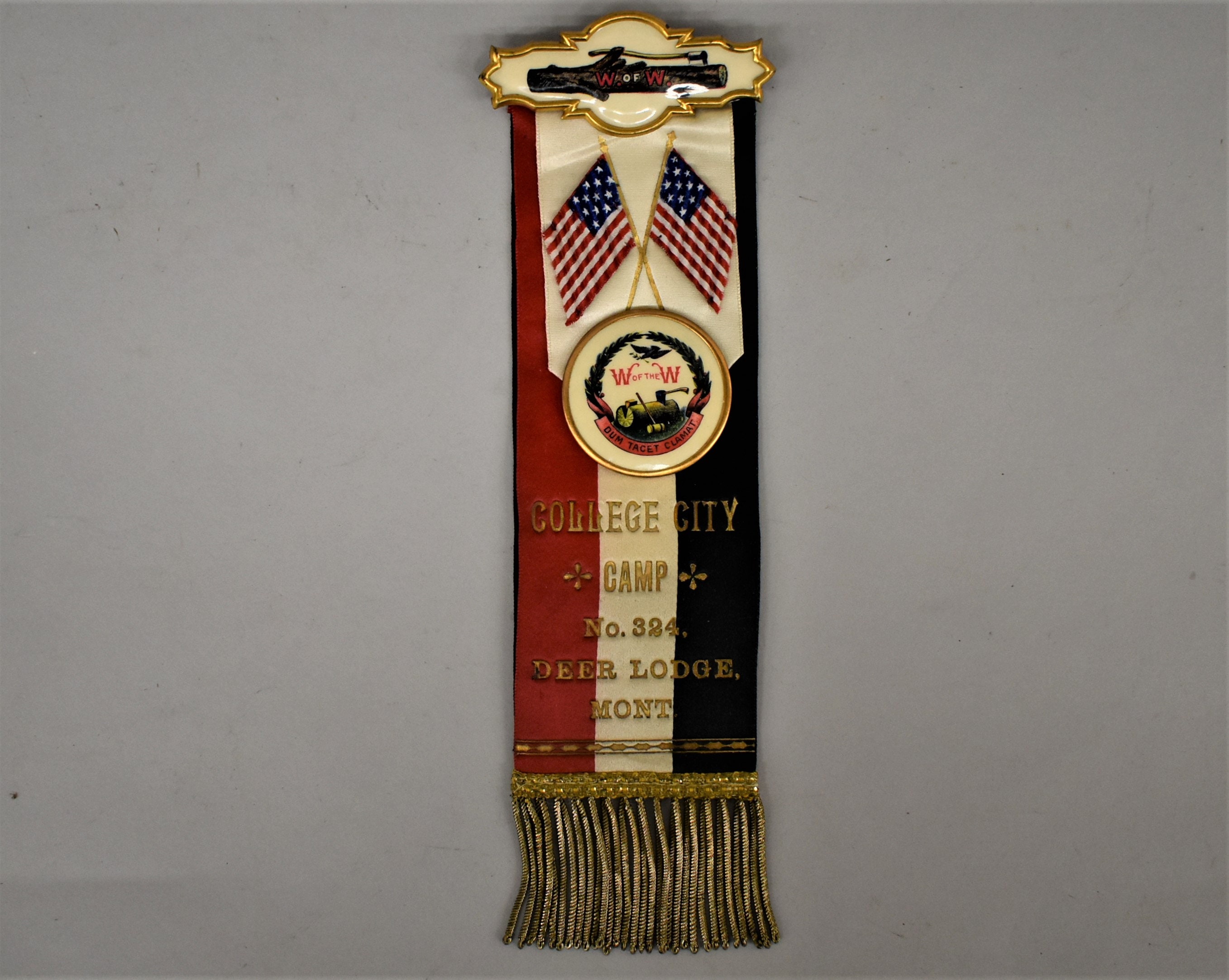 Antique Delegate Ribbon/badge for Woodman of the World - Etsy