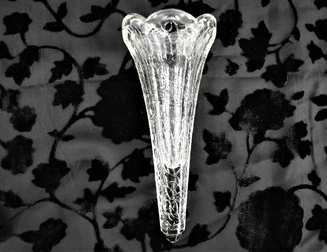 Antique Model A or T Hearse Car Glass Bud Flower Pressed Glass Vase - Etsy