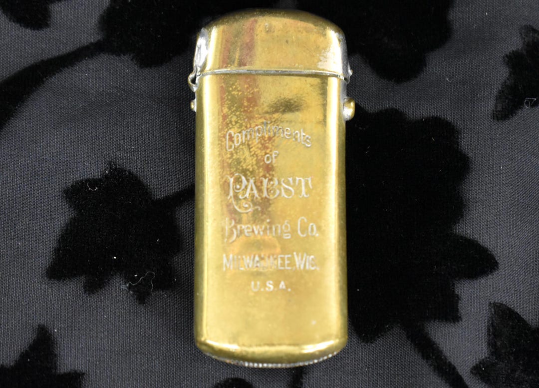 Antique Advertising Brass Match Safe for Pabst Brewing Co - Etsy