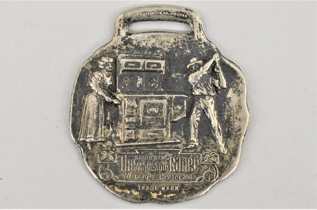 Antique Advertising Watch Fob for the Malleable Steel Range Mfg Co. - Etsy
