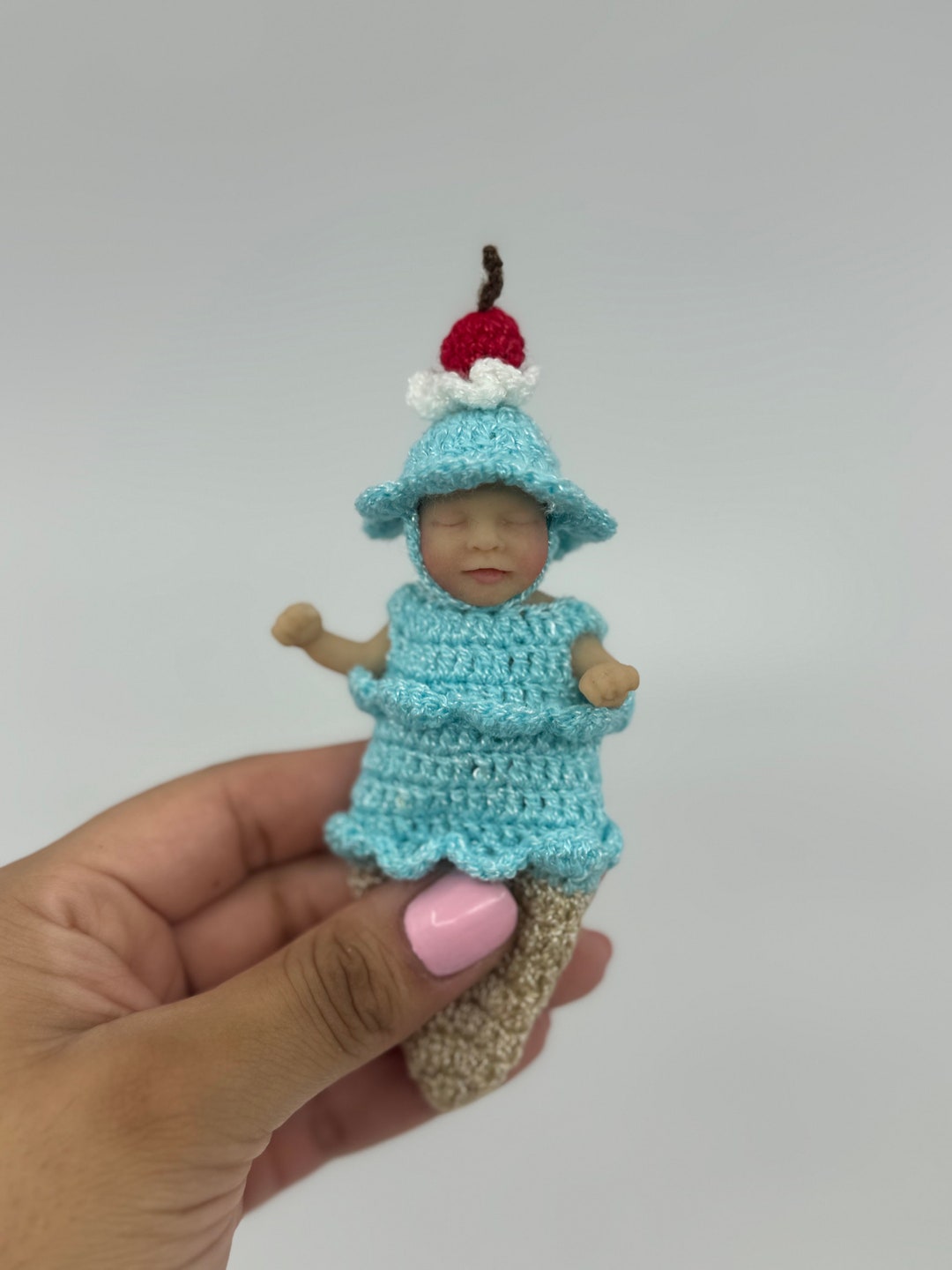 3 Inch Mini Silicone Baby Ice Cream Cone Outfit - Etsy