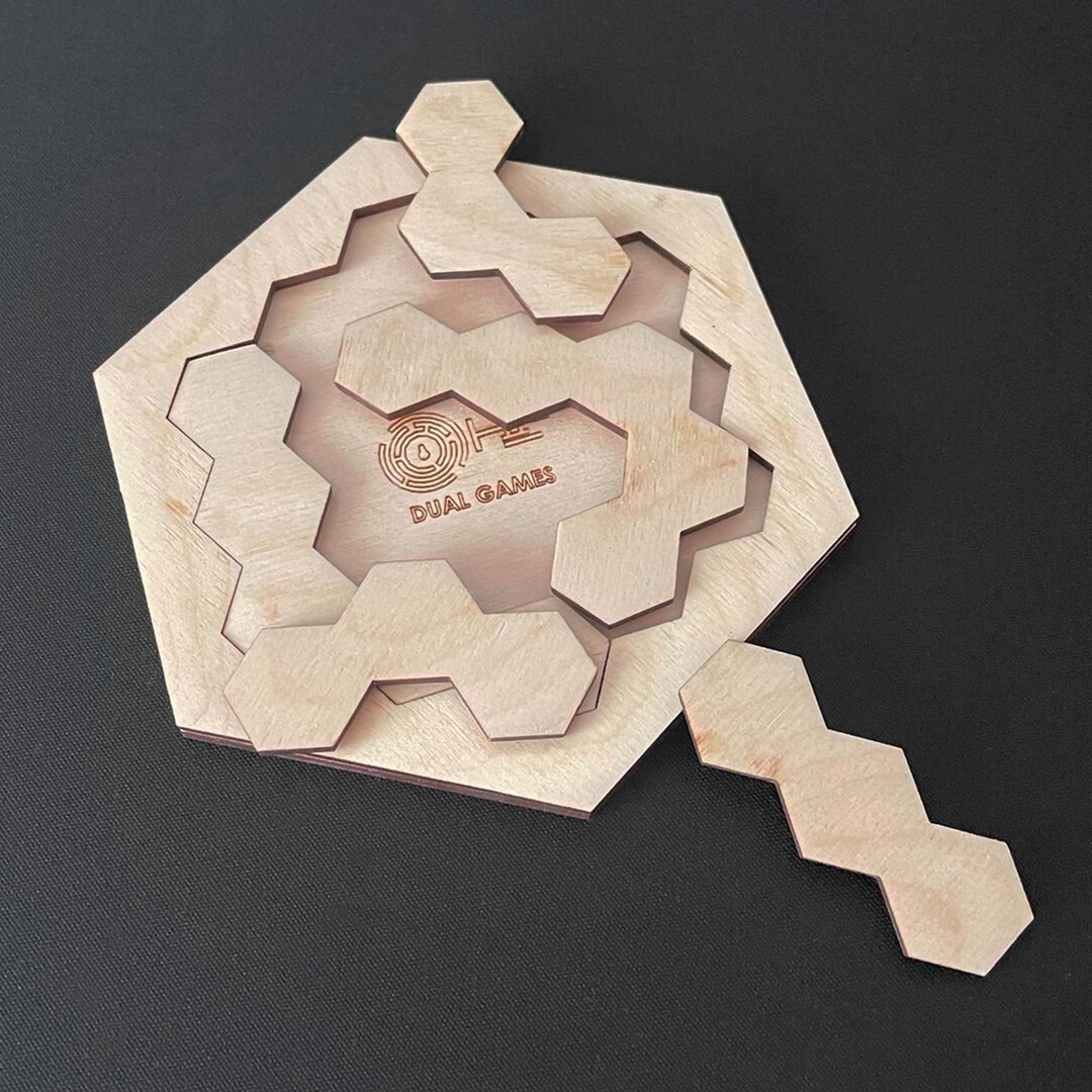 Hexagonal Puzzle for Children and Young People Gift or Present Birthday ...