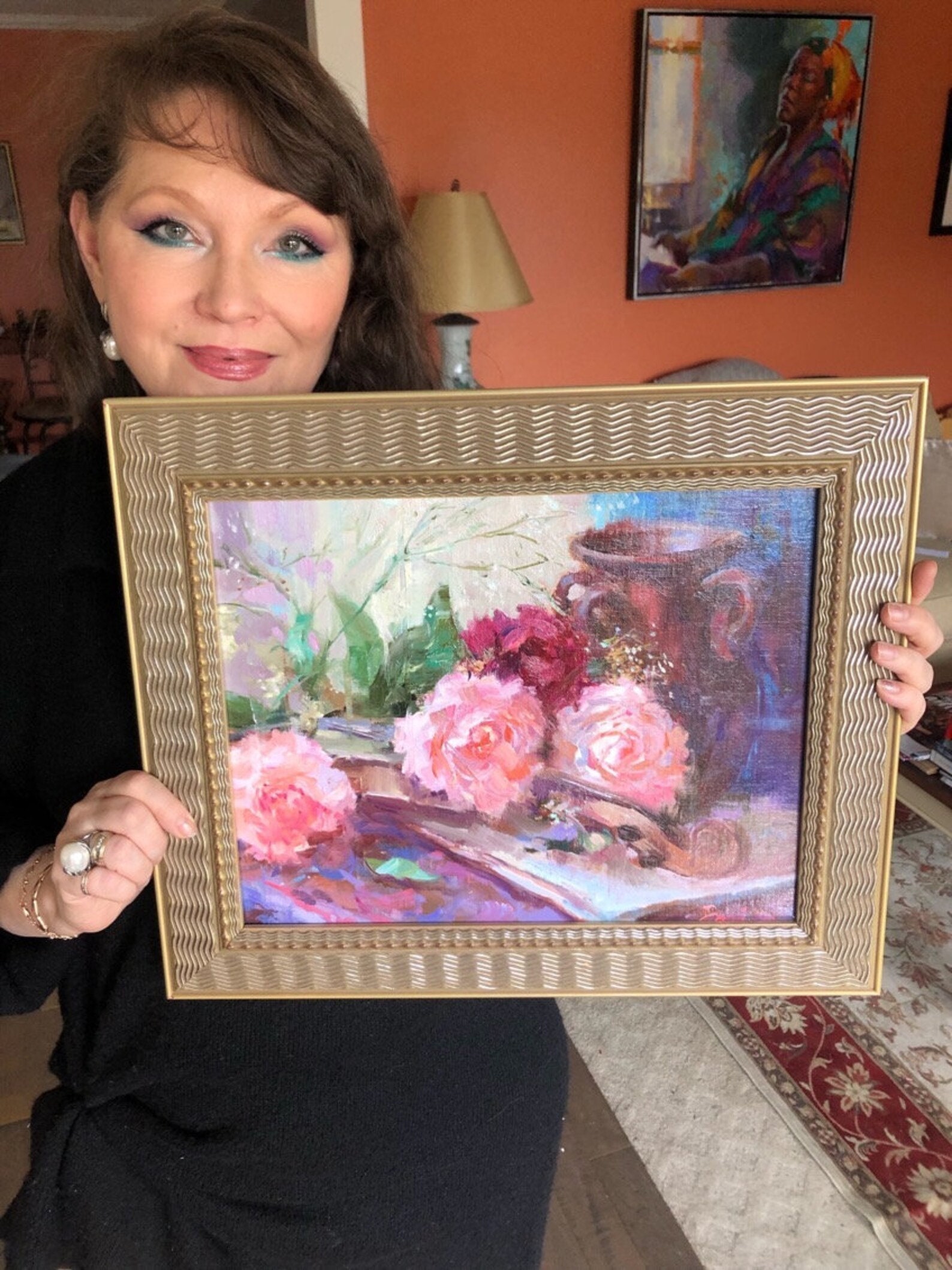 Beautiful Lady Art, Fantasy Woman Art, Oil Painting, Beauty Portrait ...