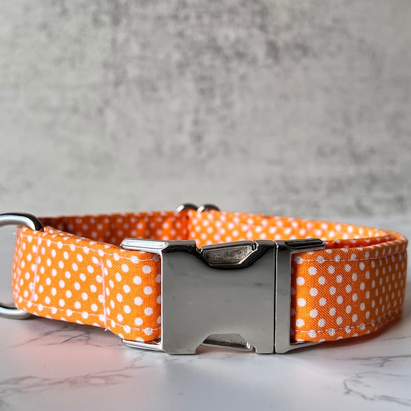 Orange Dog Collar - Etsy