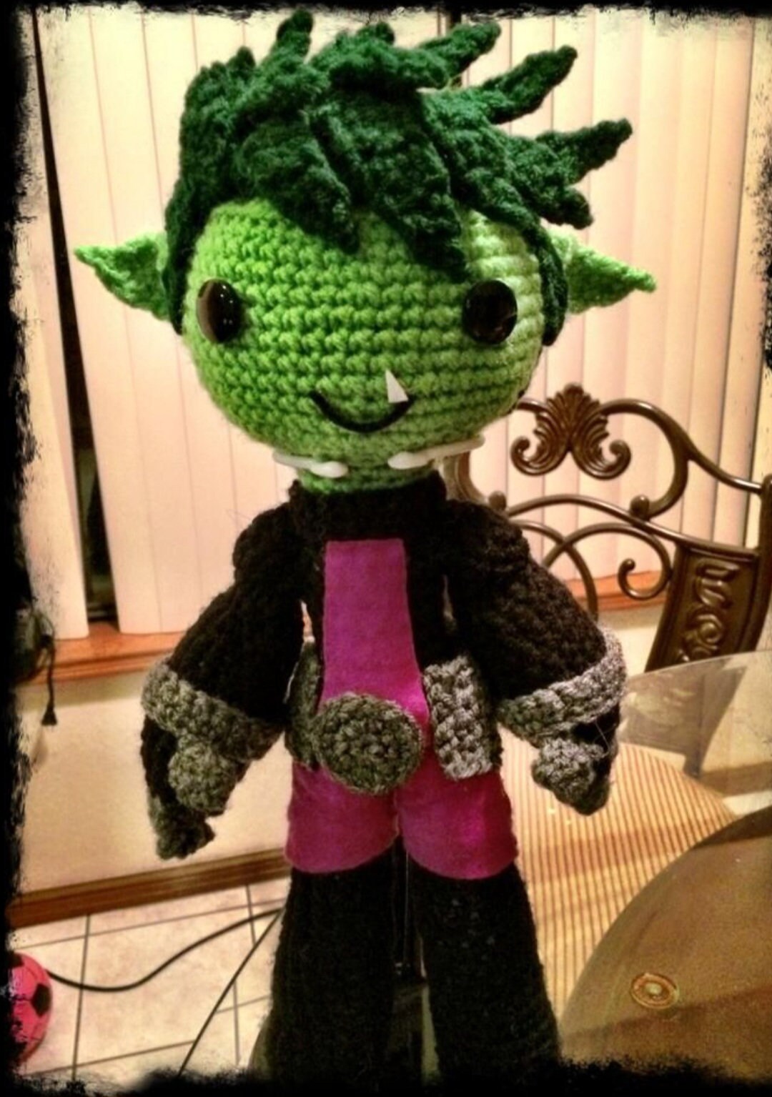 Super Soft Crochet Beast Boy Plush - Etsy