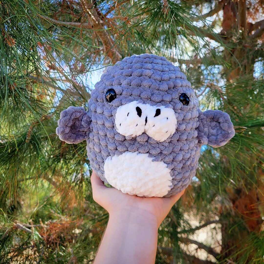 Super Soft Crochet Squish Inspired Manatee Plush - Etsy