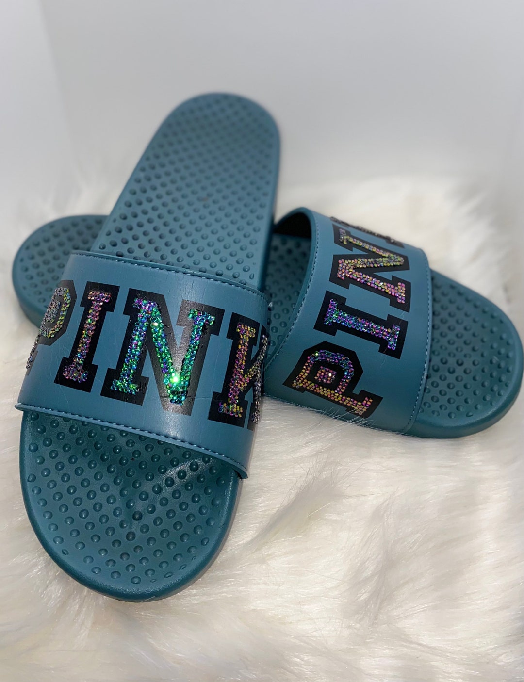 Custom PINK Slides - Etsy