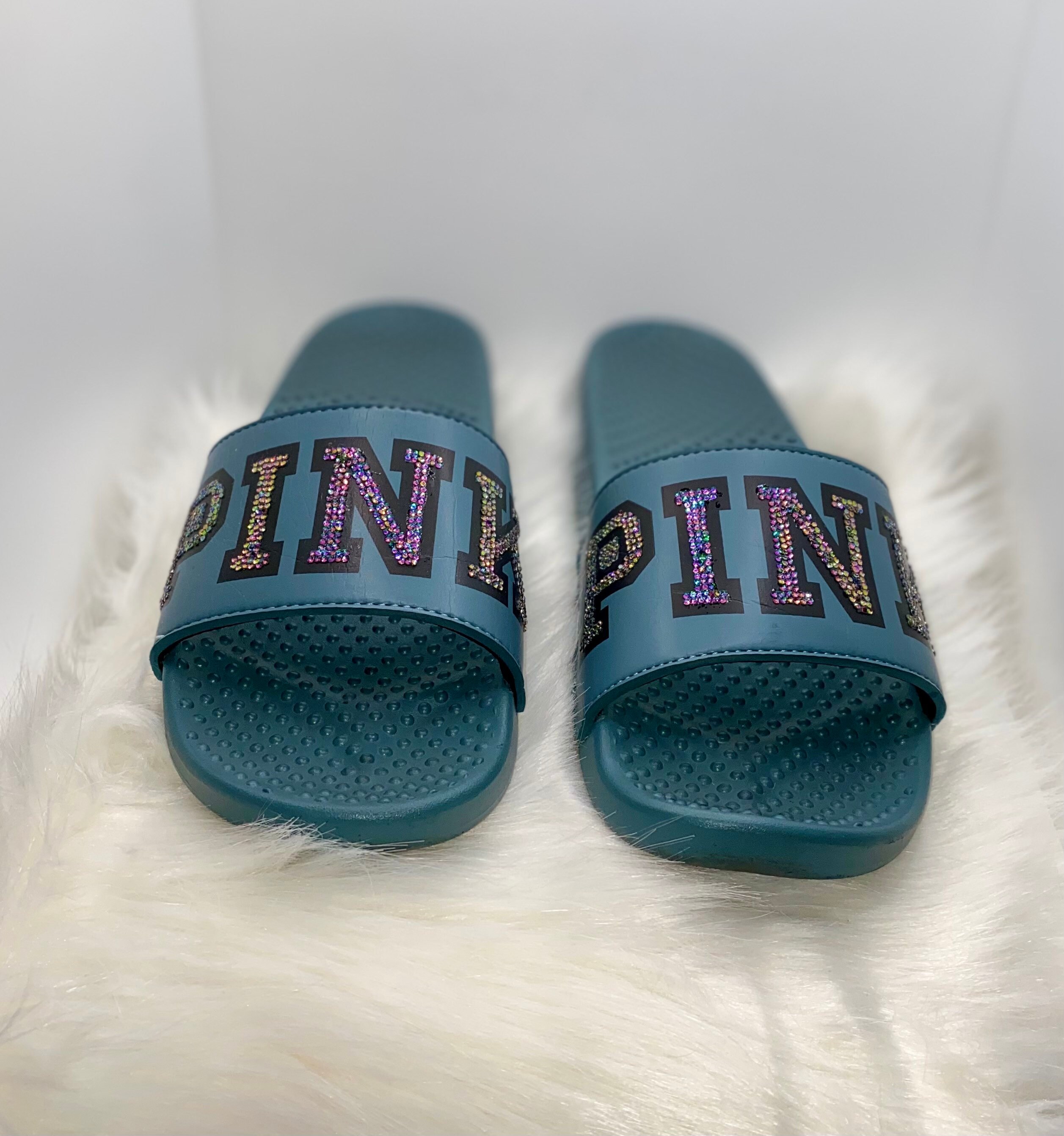 Custom PINK Slides - Etsy