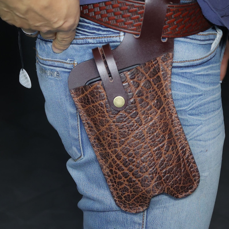Leather Cell Phone Case With Belt Loop - Etsy