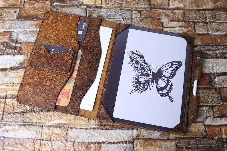 Kindle Scribe Colorsoft 2025 Embossed Leather Case Kindle Scribe 2024 ...