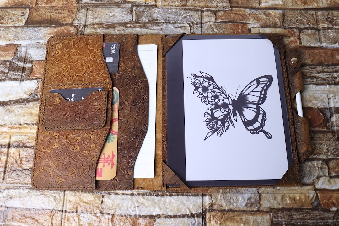 Kindle Scribe 2024 Made to Order Embossed Leather Case Kindle Scribe ...