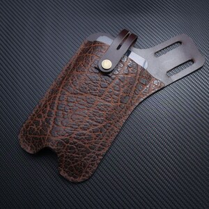 Slanted Smartphone Holster With/custom Leather Cell Phone Case With ...