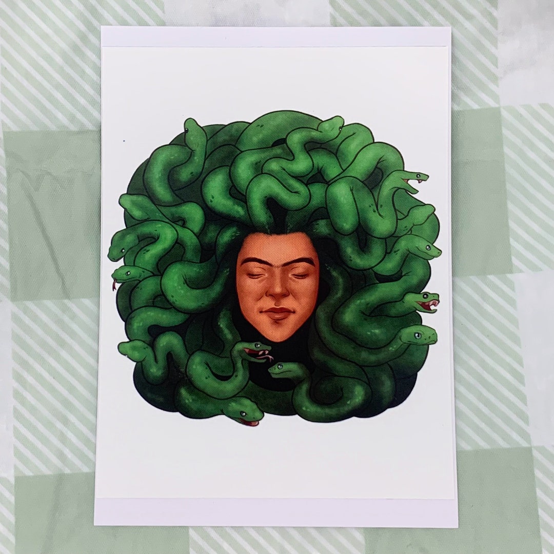Medusa - Original Art Print - Etsy