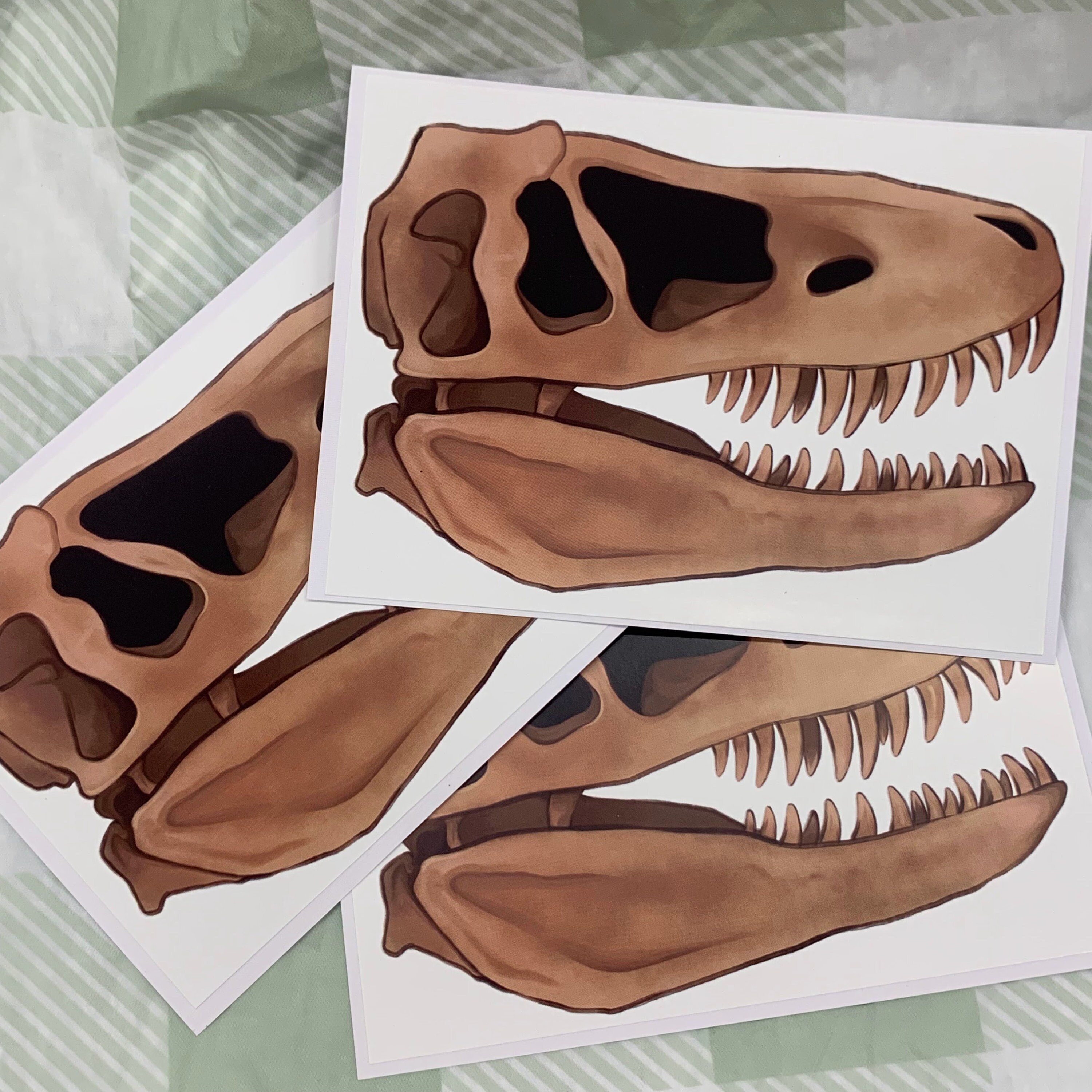 Sue the T-rex - Original Art Print - Etsy