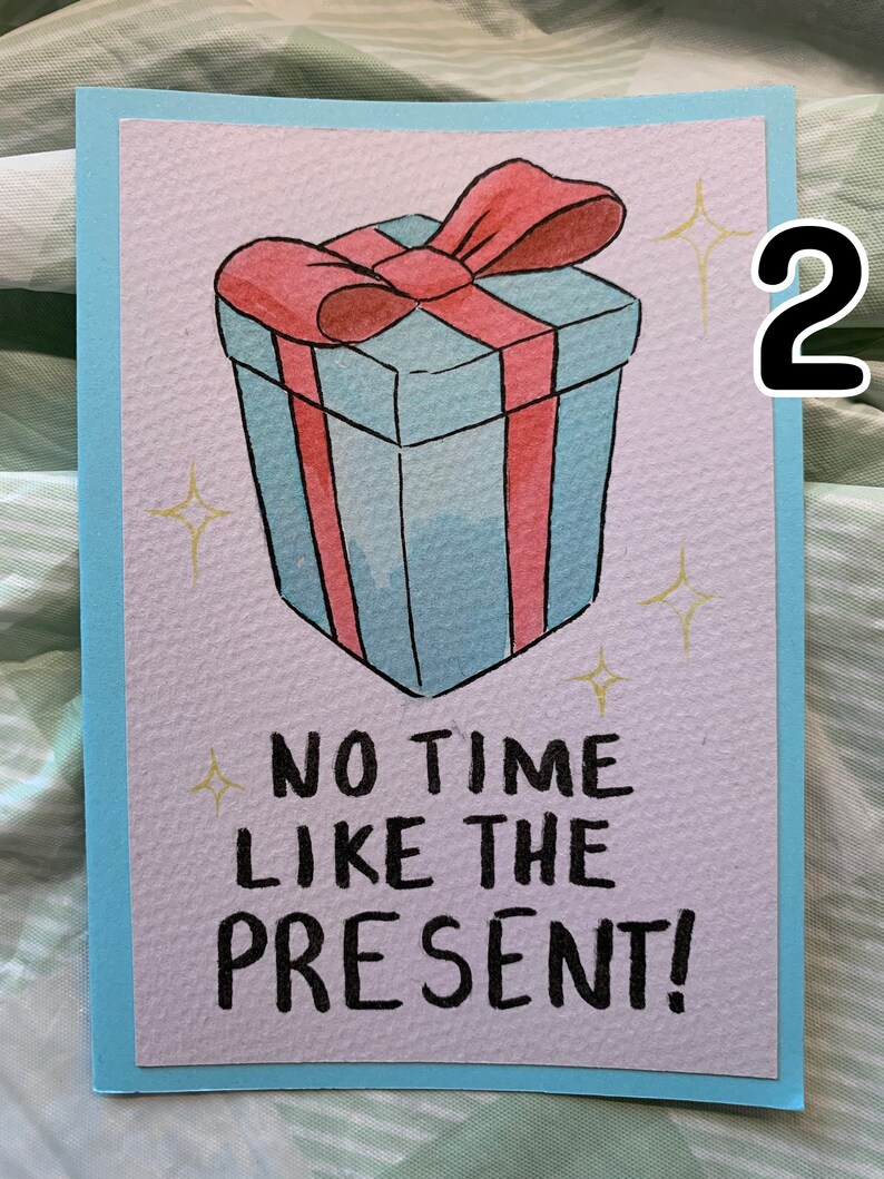 Handmade Present Pun Cards - Etsy