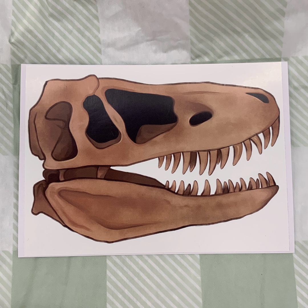 Sue the T-rex - Original Art Print - Etsy