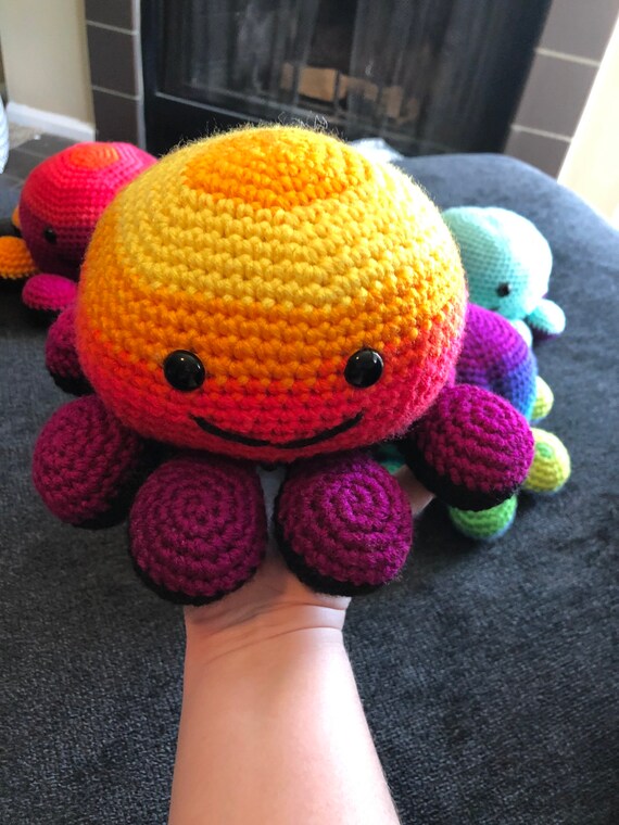 Reversible Mood Octopus - Etsy