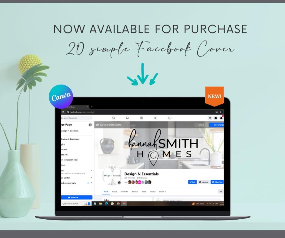 20 SIMPLE FACEBOOK COVER - Etsy