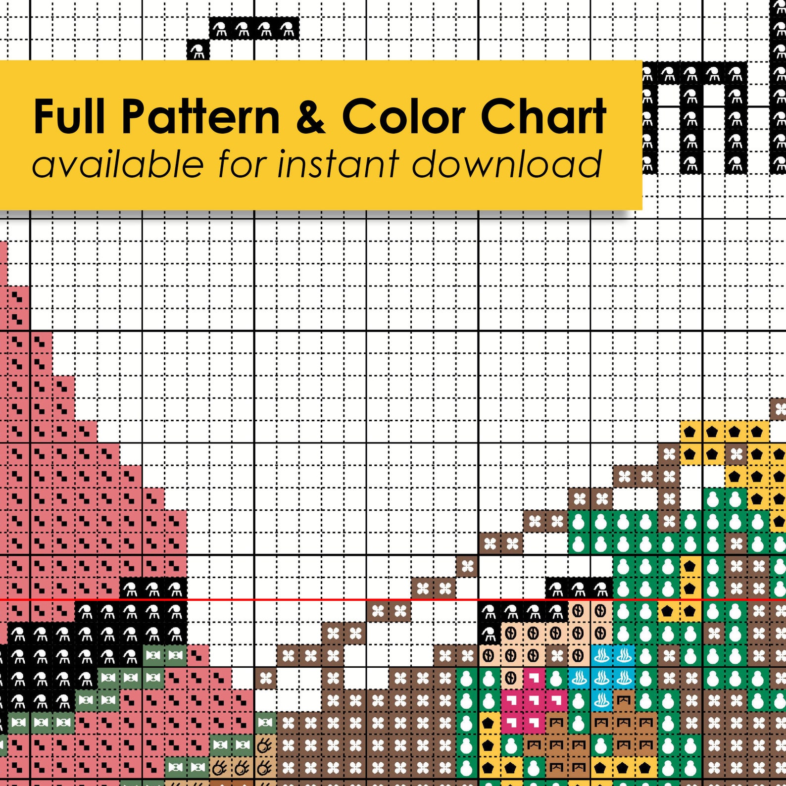 Pattern: Rollercoaster Tycoon Scrambler Twist Cross-stitch | PDF ...