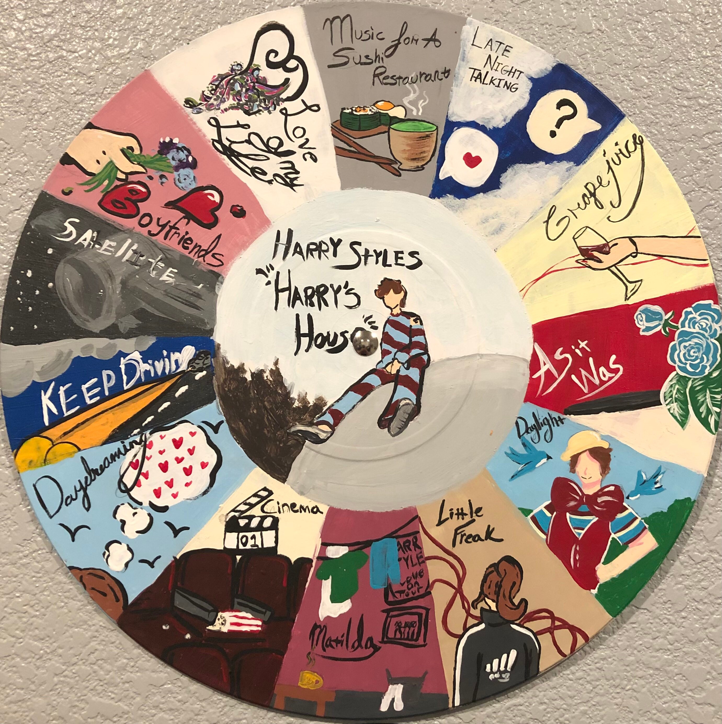 Hand Painted Custom Records - Etsy