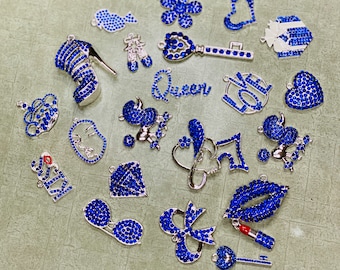 Black Color Bling Charms, Rhinestone Bling Charms, Wholesale Charms ...