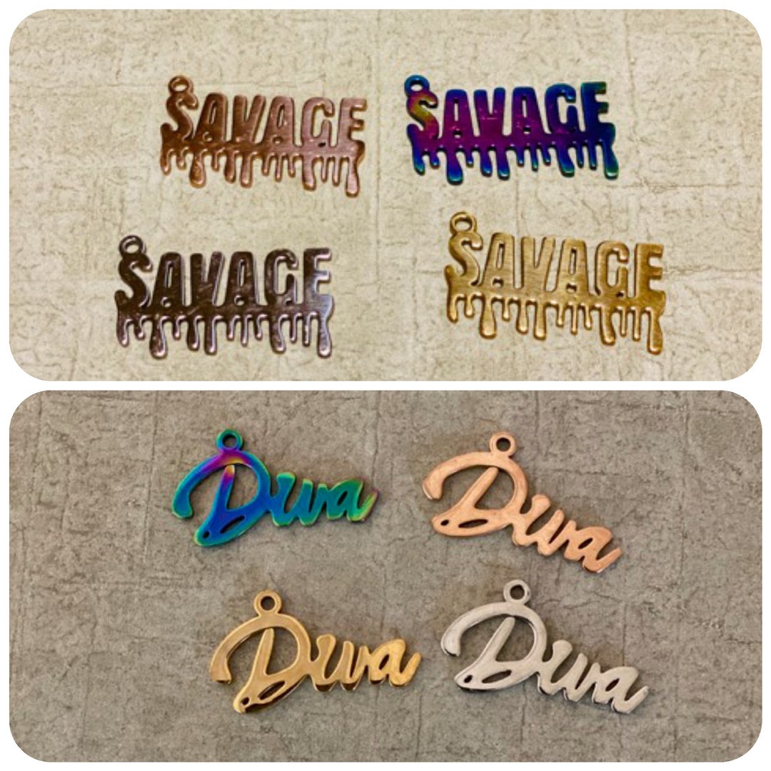Savage Charms, Black Girl Magic Charms, Diva Charms, Word Charms - Etsy