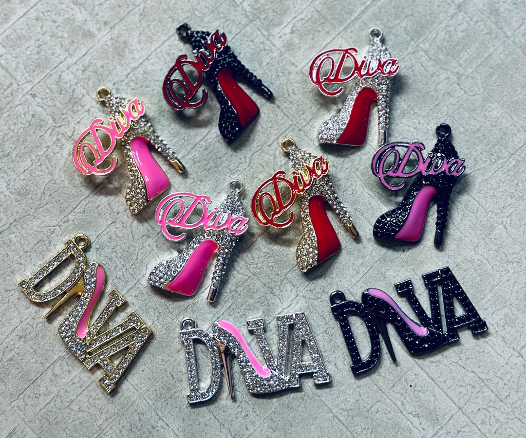 Diva Charms, Diva and Heels Charms, Heel Charms, Bling Charms ...