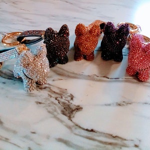 Bulldog Keychain - Etsy