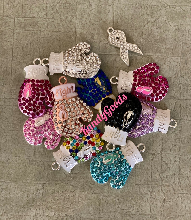 2 Pc Boxing Glove Charms, Wholesale Charms, Bling Charms - Etsy