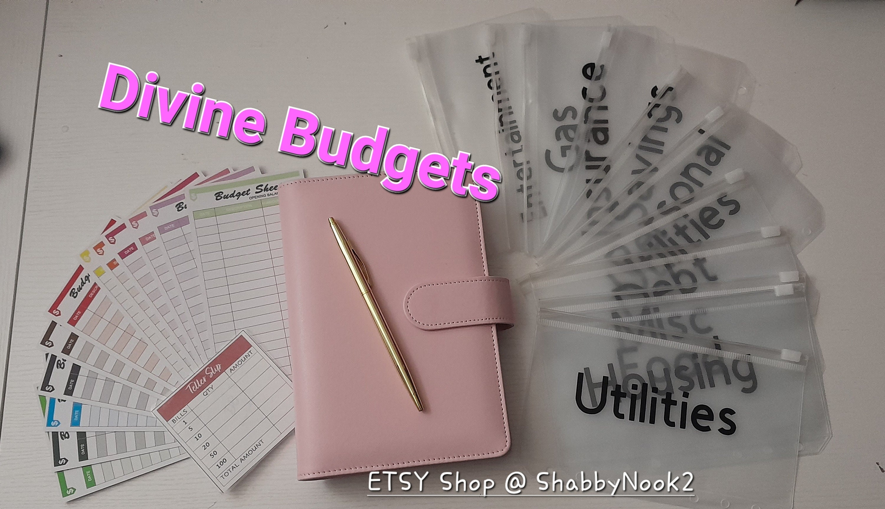 A6 Budget Planner Kit - Etsy
