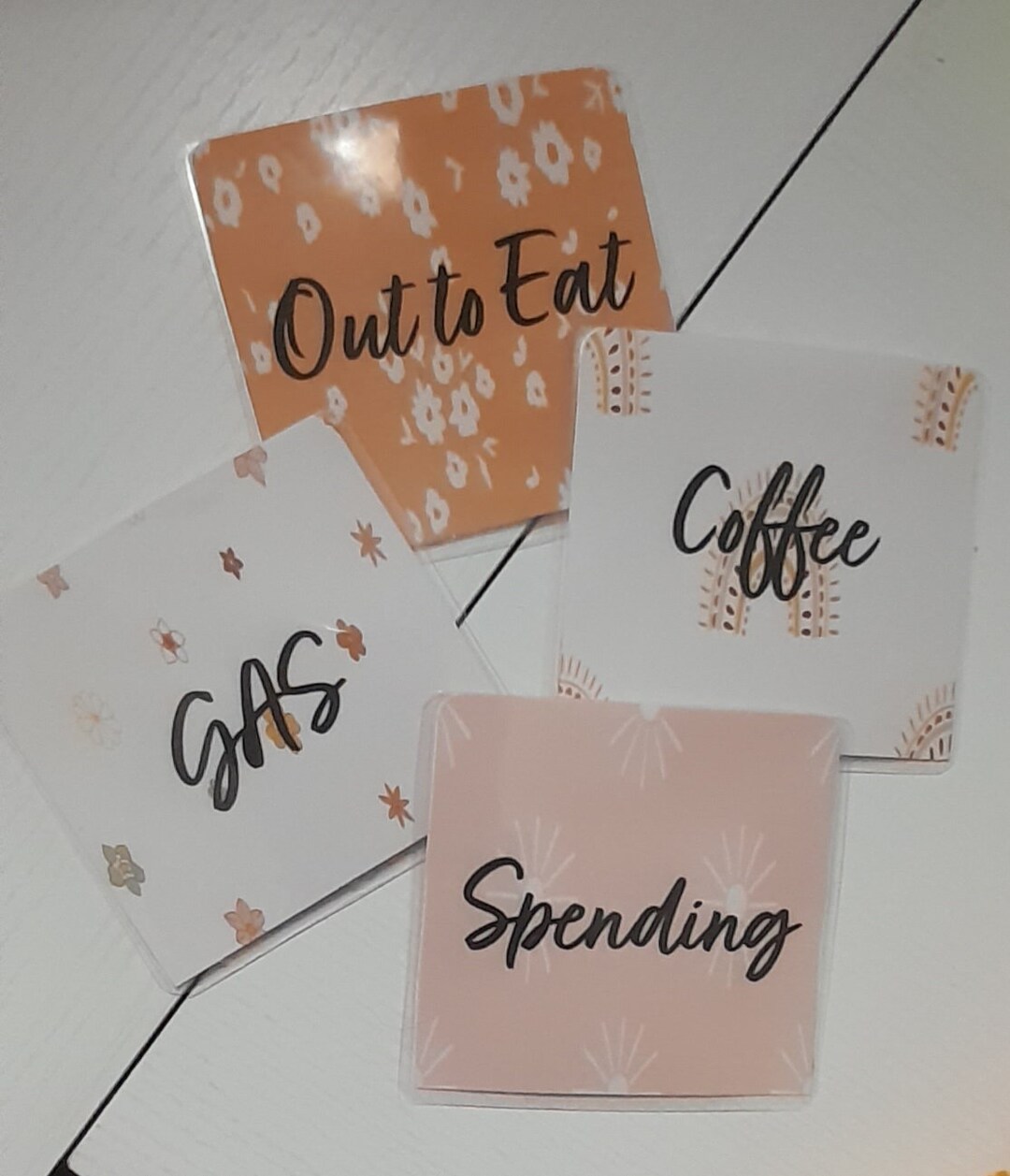 MINI 3x3 Laminated Wallet Cash Envelopes/for Your Wallet - Etsy