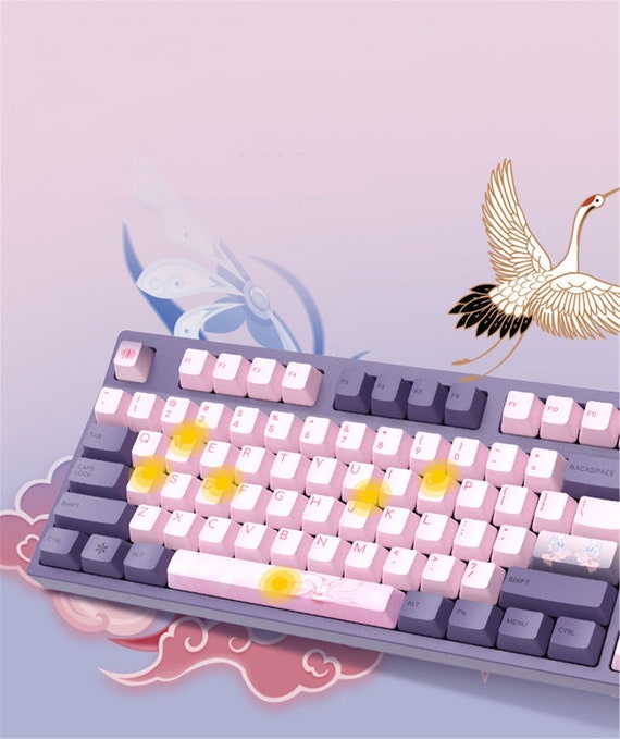 Milk Pink Purple Keyboard104 Key PBT KeycapAll Keys without | Etsy