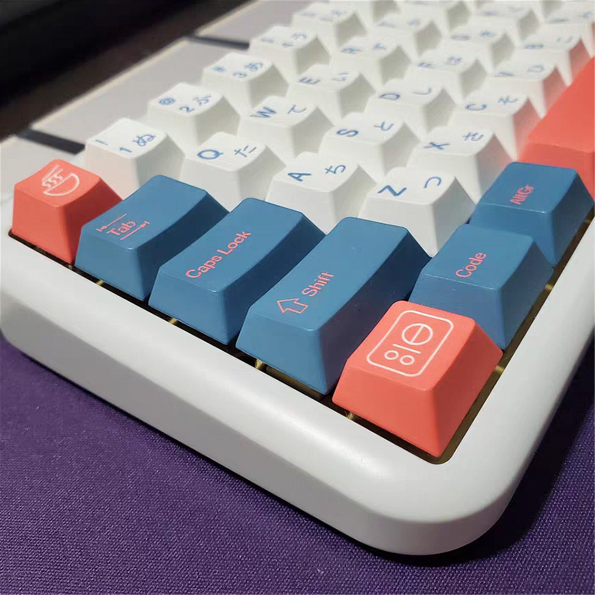 Japanese Character Themed Keycaps Set 134 Key Keycaps PBT | Etsy