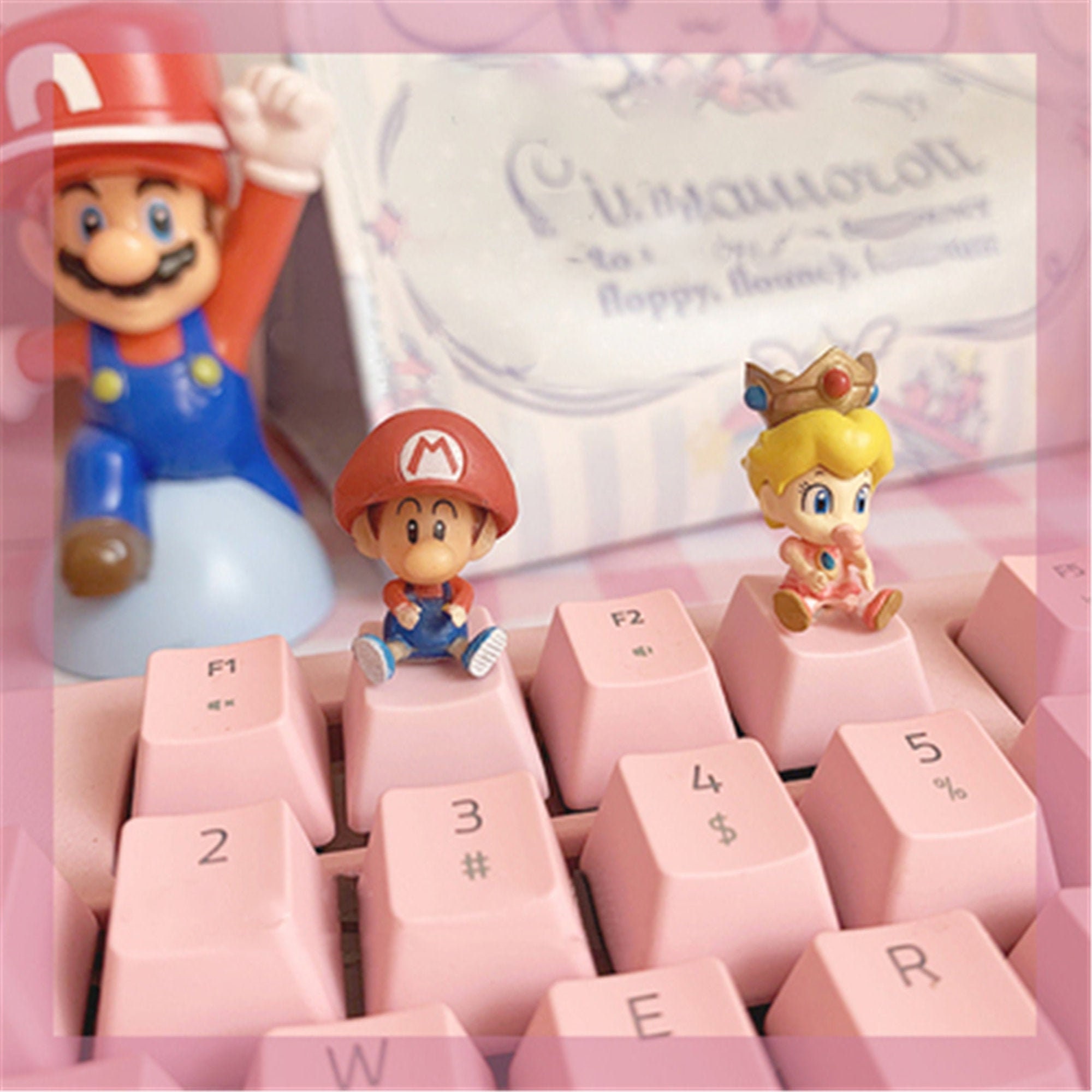 Mario Keycap Set 3D KeycapsESC Cross Shaft Keycap | Etsy