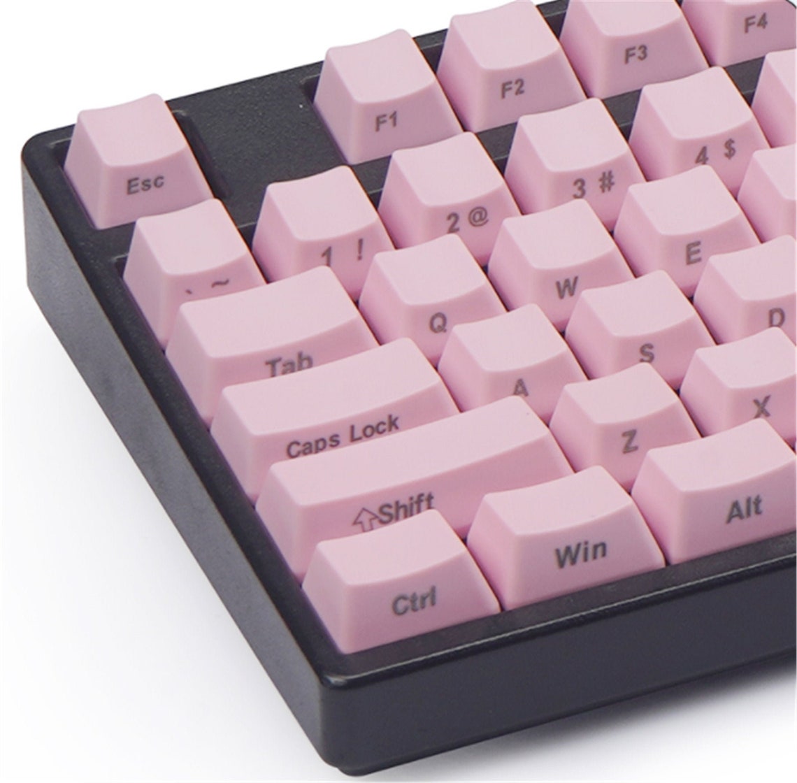 Filco 104 Cute Pink Keycaps Set Side Engraving Keycap PBT | Etsy